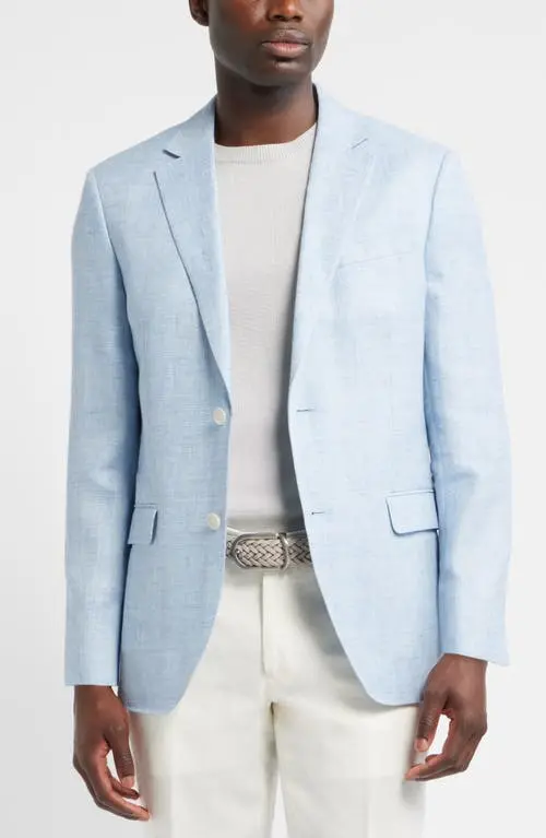 Nordstrom Henrik Trim Fit Sport Coat - Light Blue Silva Texture