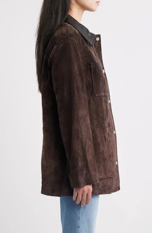 Avec Les Filles Suede Barn Coat