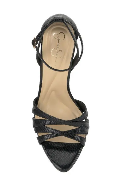 Jessica Simpson Calisa Ankle Strap Sandal - Black