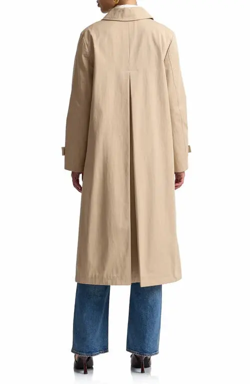 Avec Les Filles Oversize Cotton Blend Trench Coat