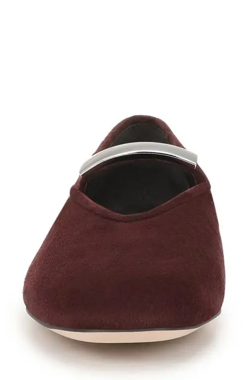 FAVORITE DAUGHTER Maddie Mary Jane Ballet Flat - Wine Suede