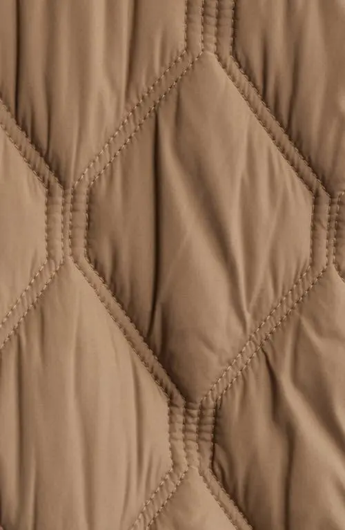 Bernardo Corduroy Trim Quilted Barn Jacket