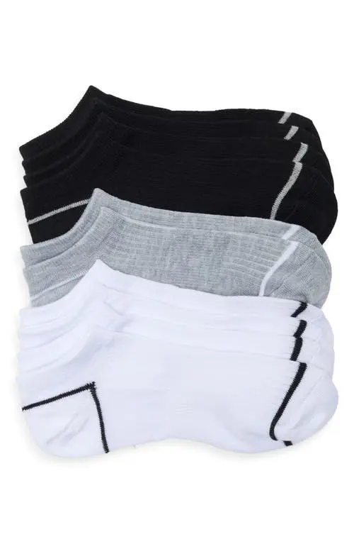 Nordstrom Assorted 5-pack Rib Ankle Socks - White Multi