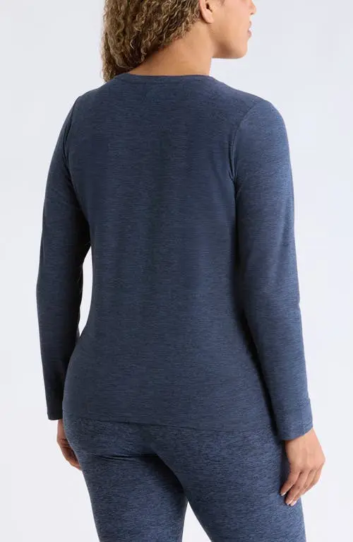 Zella Restore Soft Ruched Long Sleeve T-shirt
