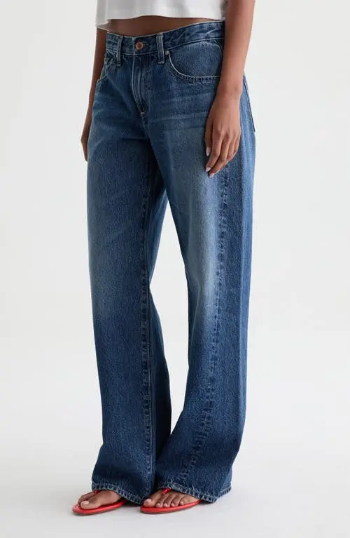 Ag Adria Low Rise Wide Leg Jeans - Capacity