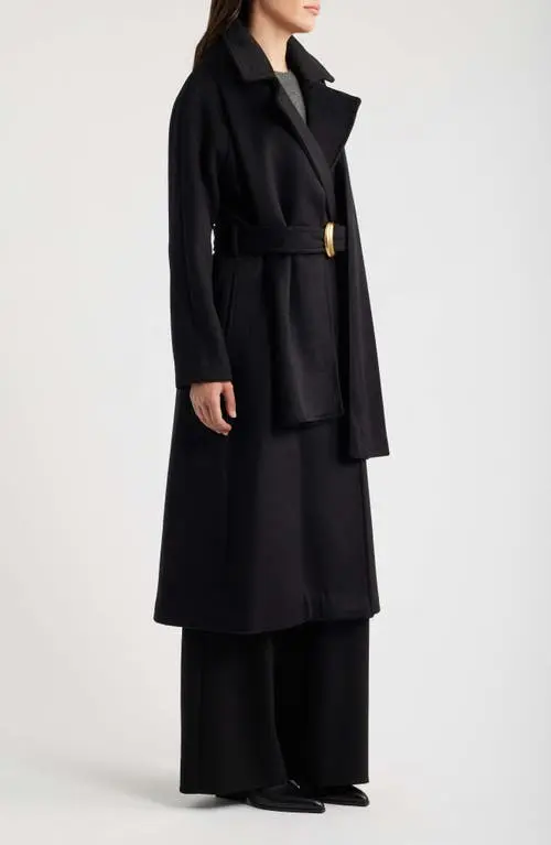 Donna Karan New York Belted Scarf Coat