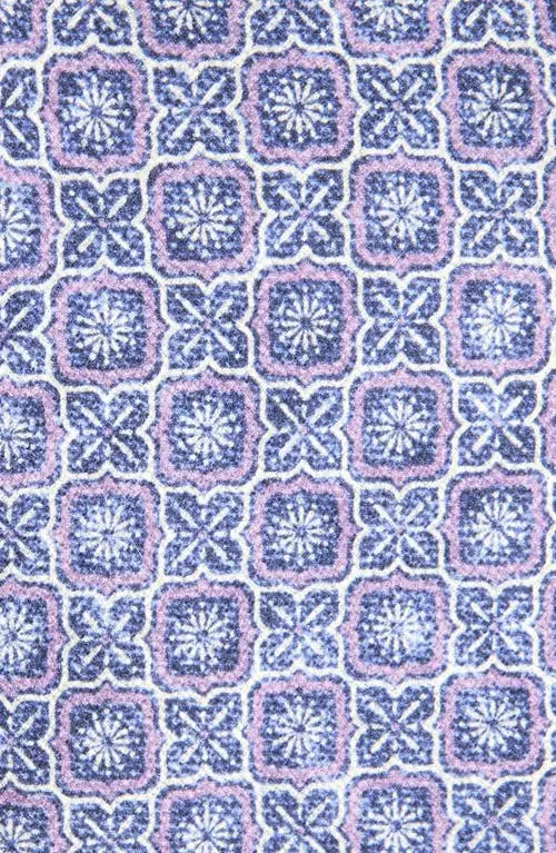 David Donahue Geometric Silk Neck Tie