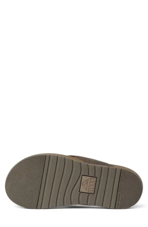 Reef Phantom Bonzer Leather Flip Flop - Fossil