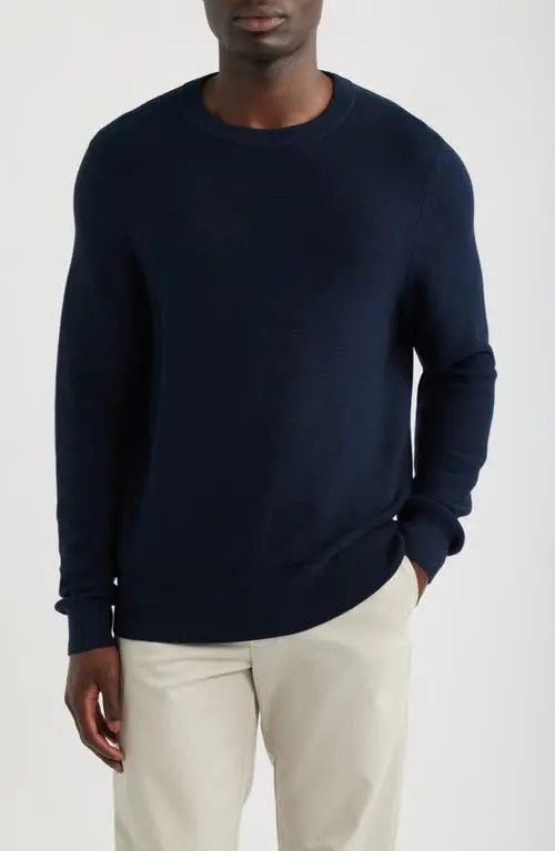 Nordstrom Cotton & Silk Sweater - Navy Sapphire