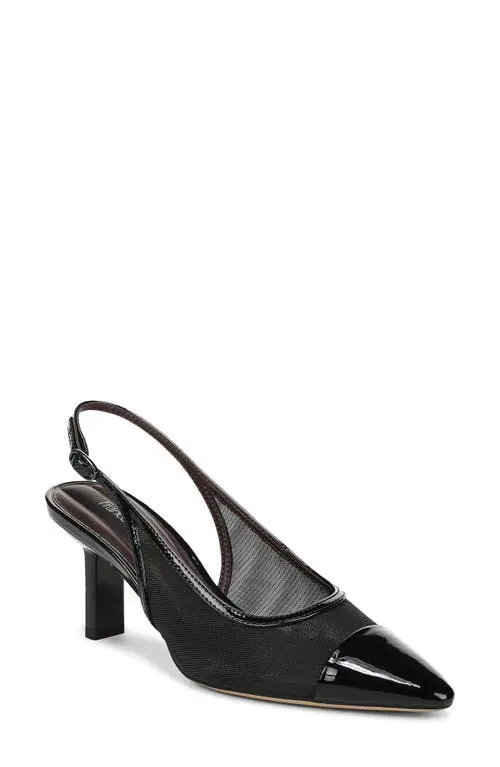 Franco Sarto Jurina Cap Toe Slingback Pump - Black
