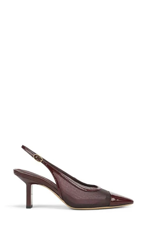 Franco Sarto Jurina Cap Toe Slingback Pump - Red