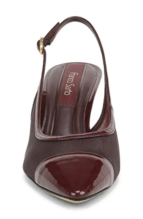 Franco Sarto Jurina Cap Toe Slingback Pump - Red