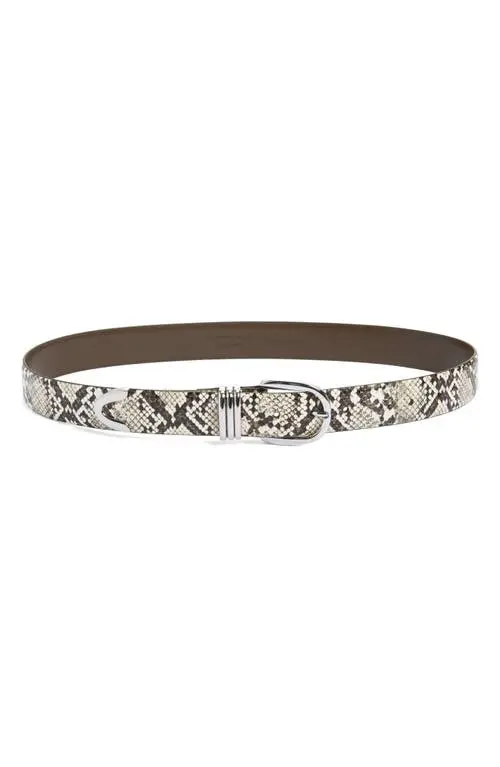 Nordstrom Janae Trouser Belt - Snake- Silver