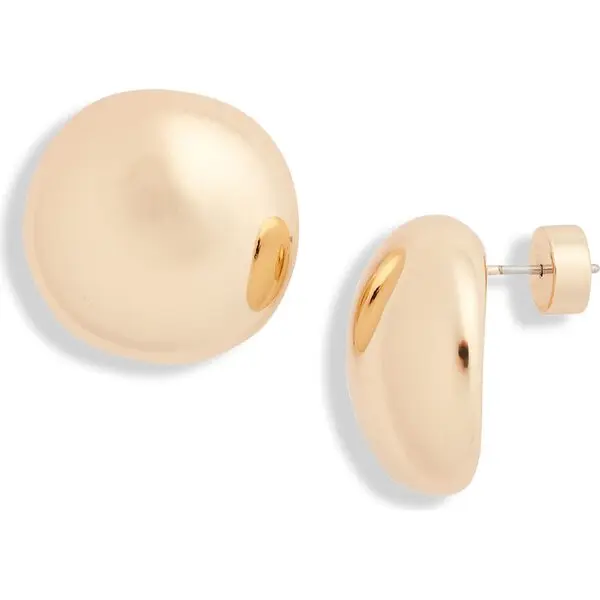 Nordstrom Polished Dome Stud Earrings - Gold