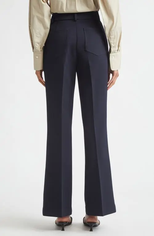 REISS Priya High Waist Flare Leg Pants