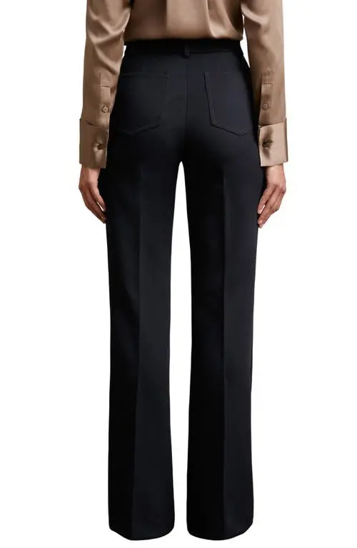 REISS Priya High Waist Flare Leg Pants