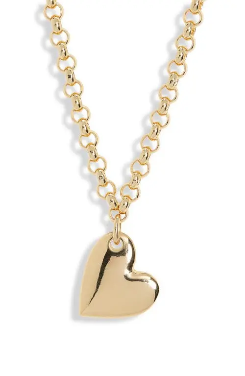 Baublebar Heart Pendant Necklace - Gold