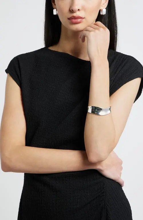 Nordstrom Organic Metal Cuff Bracelet - Silver