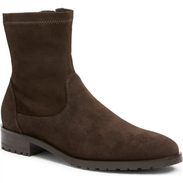 Aquatalia Romeo Waterproof Bootie - Espresso Suede