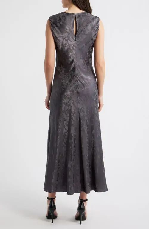Sam Edelman Textured Floral Damask Maxi Dress