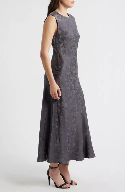Sam Edelman Textured Floral Damask Maxi Dress