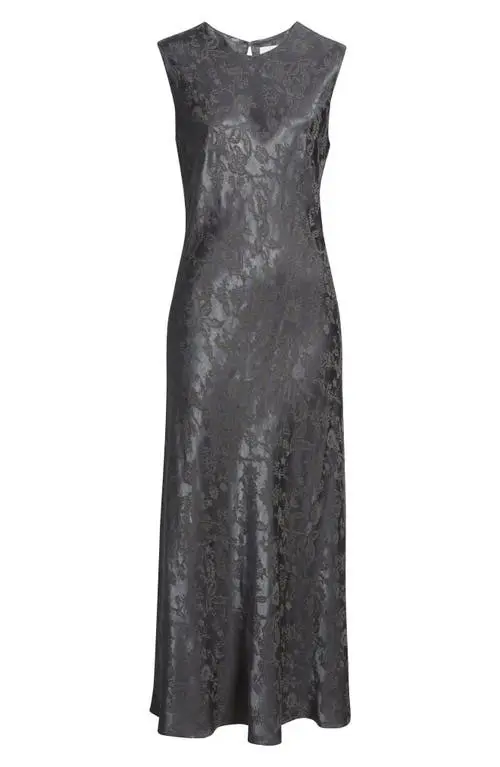 Sam Edelman Textured Floral Damask Maxi Dress