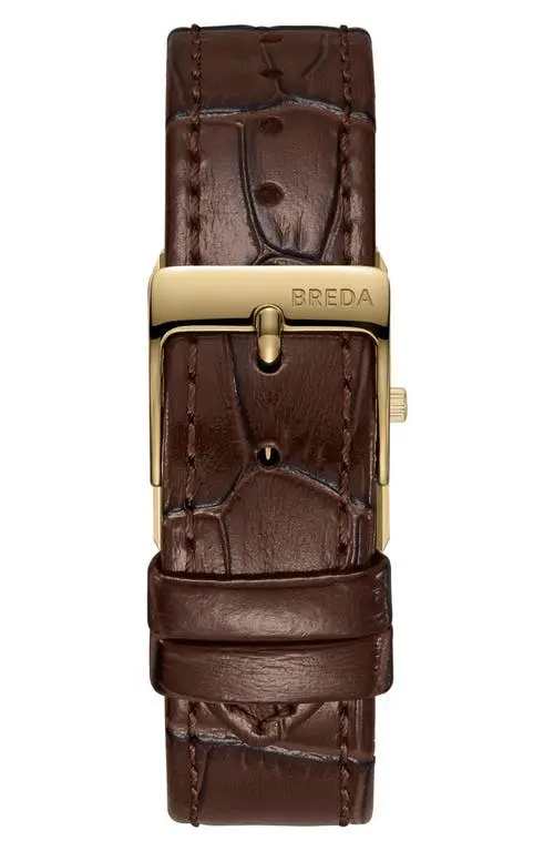 BREDA Virgil Leather Strap Watch