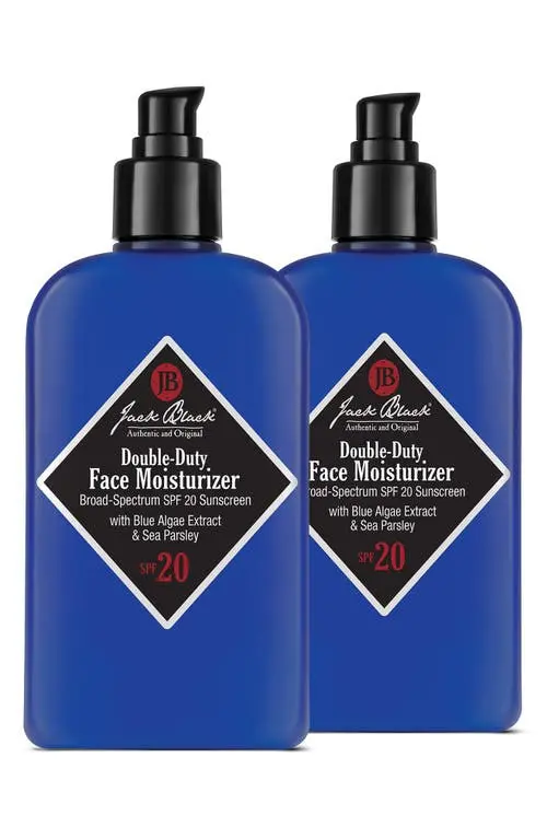 Jack Black Double-duty Face Moisturizer Spf 20 $100 Value