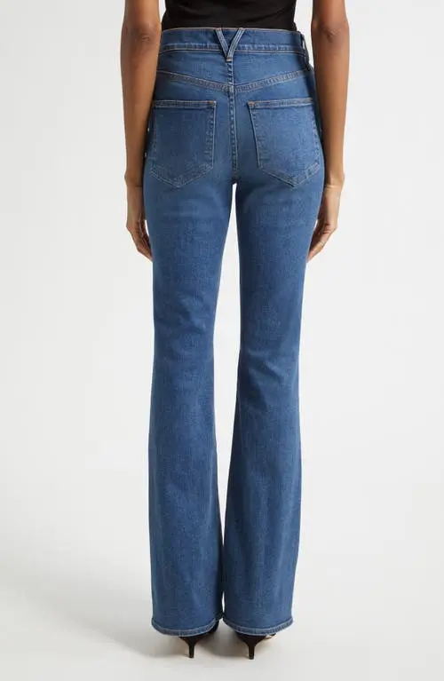 Veronica Beard Cameron High Waist Bootcut Jeans