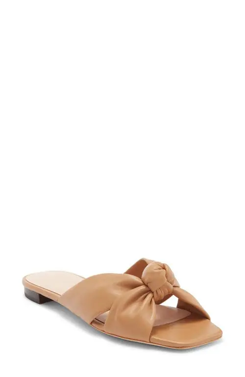 LOEFFLER RANDALL Claudette Mignon Knot Slide Sandal - Dune