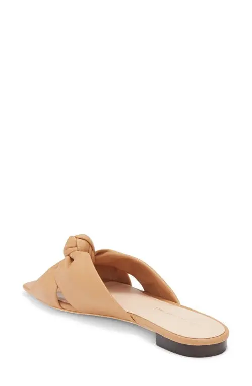 LOEFFLER RANDALL Claudette Mignon Knot Slide Sandal - Dune