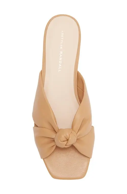 LOEFFLER RANDALL Claudette Mignon Knot Slide Sandal - Dune