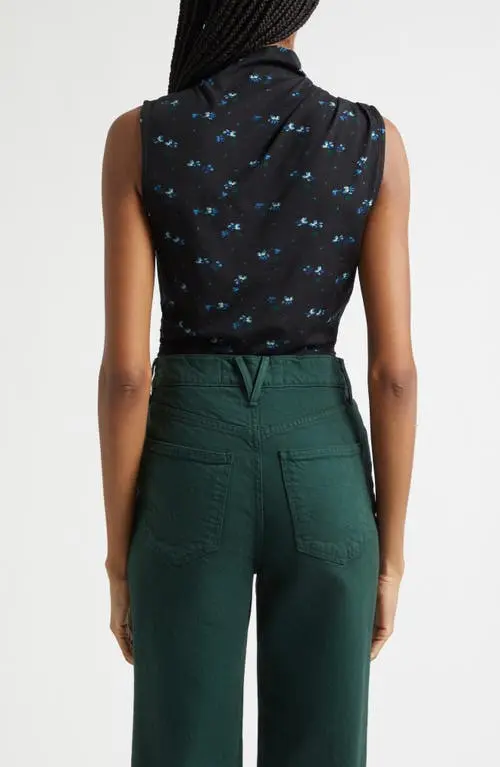 Veronica Beard Mylie Floral Sleeveless Top