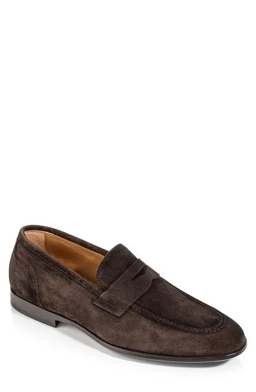 To Boot New York Cambridge Penny Loafer - Brown Suede
