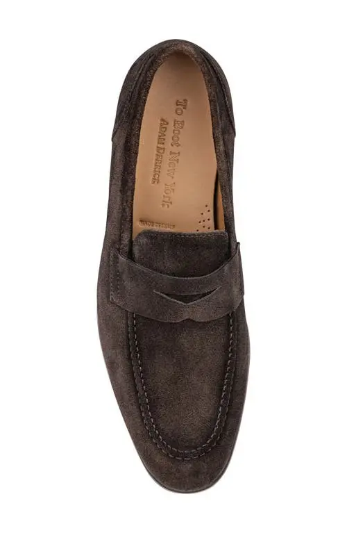 To Boot New York Cambridge Penny Loafer - Brown Suede