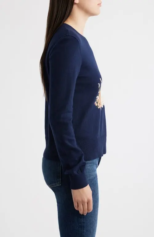 Barbour Alder Intarsia Cotton & Cashmere Sweater