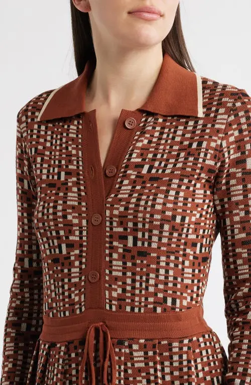Julia Jordan Long Sleeve Sweater Dress