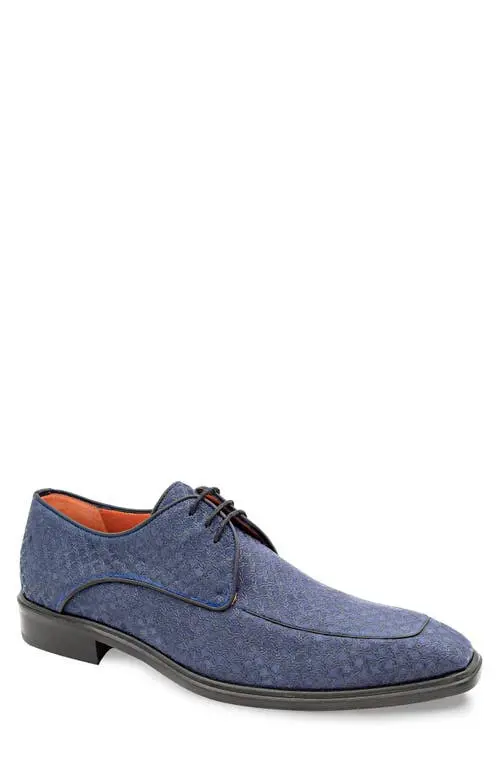 Mezlan Embossed Derby - Blue