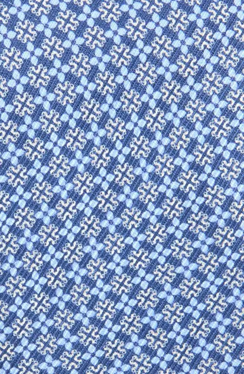 David Donahue Neat Silk Tie