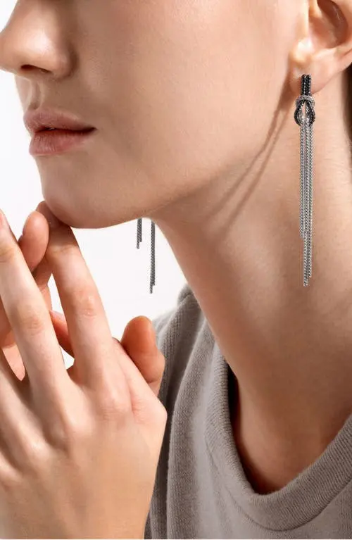 John Hardy Love Knot Drop Earrings