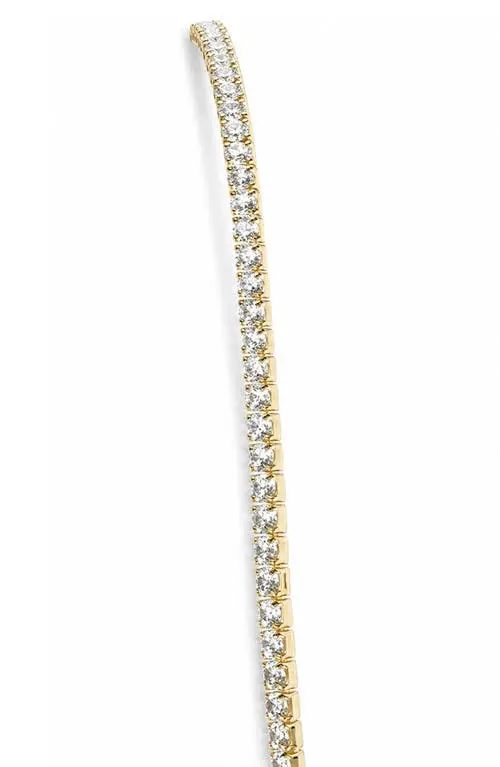 Argento Vivo Cubic Zirconia Tennis Anklet