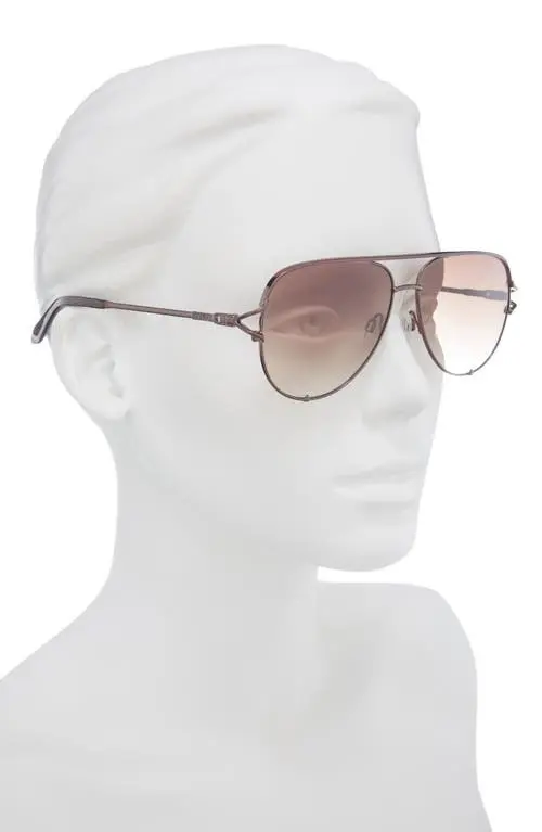 Quay High Key Twist 60mm Gradient Aviator Sunglasses