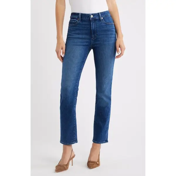 Paige Cindy High Waist Ankle Straight Leg Jeans - Artspace