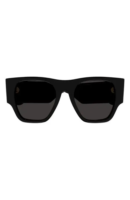 Chloé 53mm Rounded Square Sunglasses - Black