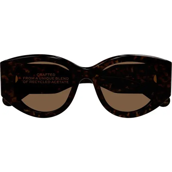 Chloé 51mm Round Sunglasses - Havana