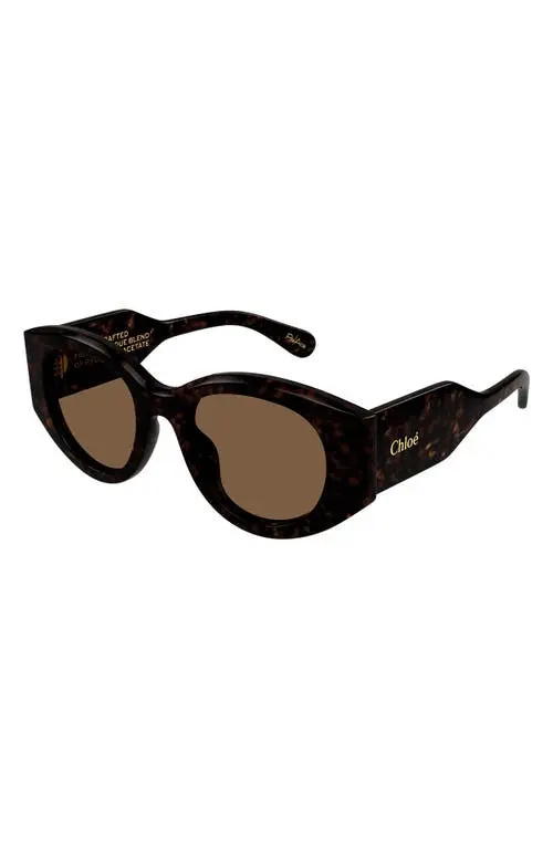 Chloé 51mm Round Sunglasses