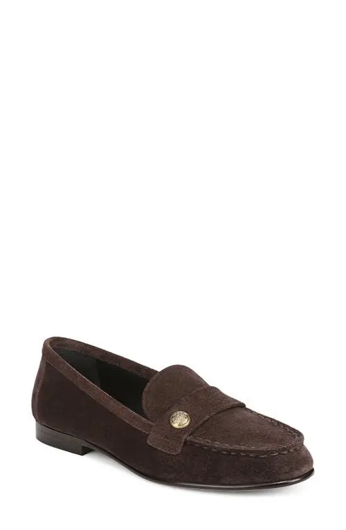 Veronica Beard Paley Loafer - Espresso Suede