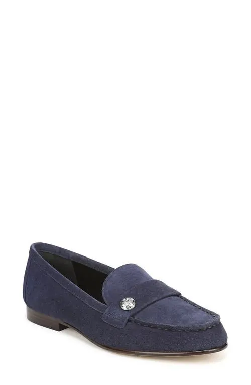 Veronica Beard Paley Loafer - Navy Suede