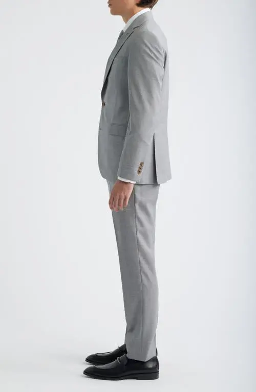 JACK VICTOR Esprit Contemporary Fit Glen Check Super 100s Wool Suit