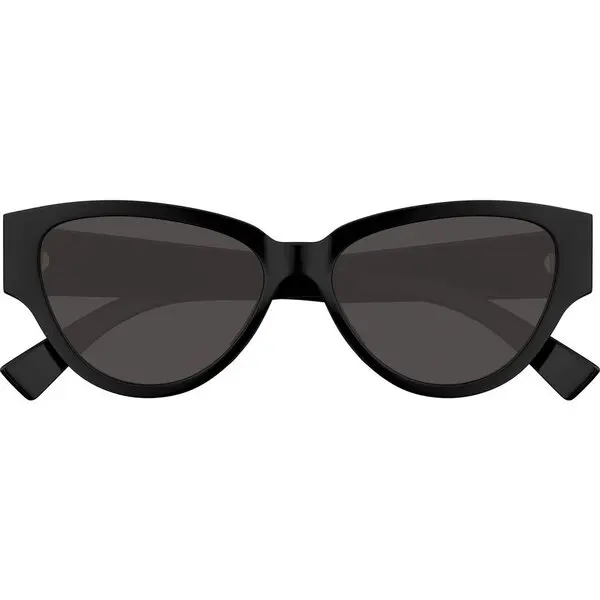 Bottega Veneta 56mm Polarized Cat Eye Sunglasses - Black